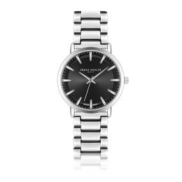 Quarzuhr FRANZ B&Ouml;HLER "BE3-B058S", silber, Armbanduhren, Damen, Quarzuhr