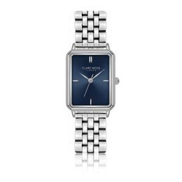 Quarzuhr CLARE MOSS "CME2-B074S", silber, Armbanduhren, Damen, Quarzuhr