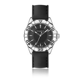 Quarzuhr FRANZ B&Ouml;HLER "BB2-S170S", schwarz, Armbanduhren, Herren, Quarzuhr