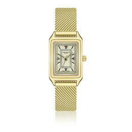 Quarzuhr FRANZ B&Ouml;HLER "BC9-B034G", gold, Armbanduhren, Damen, Quarzuhr