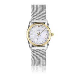 Quarzuhr FRANZ B&Ouml;HLER "BC4-B014S", silber, Armbanduhren, Damen, Quarzuhr