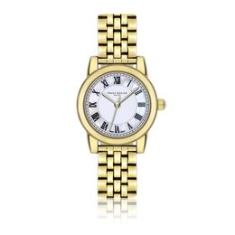 Quarzuhr FRANZ B&Ouml;HLER "BD9-B094G", gold, Armbanduhren, Damen, Quarzuhr