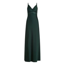 Abendkleid Vera Mont "Damen schmal geschnitten", Damen, Gr. 32, Normalgr&ouml;&szlig;en, schwarz moss, Obermaterial: 100% Polyester. Besatz: 100% Polyamid. Futter: 100% Polyester, figurbetont lang, Kleider Abendkleid