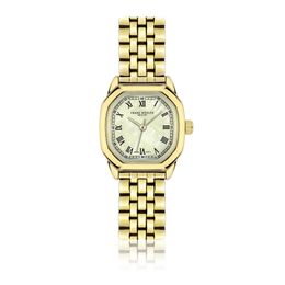 Quarzuhr FRANZ B&Ouml;HLER "BD6-B094G", gold, Armbanduhren, Damen, Quarzuhr