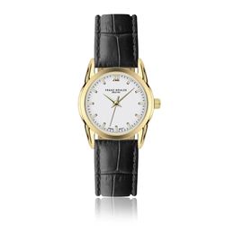 Quarzuhr FRANZ B&Ouml;HLER "BC5-S074G", schwarz, Armbanduhren, Damen, Quarzuhr