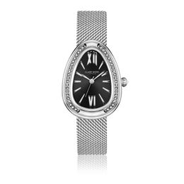 Quarzuhr CLARE MOSS "CMA8-B014S", silber, Armbanduhren, Damen, Quarzuhr