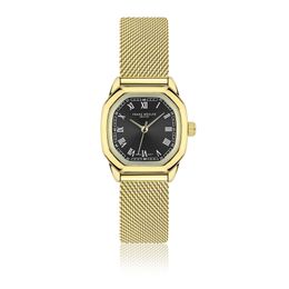 Quarzuhr FRANZ B&Ouml;HLER "BD5-B034G", gold, Armbanduhren, Damen, Quarzuhr
