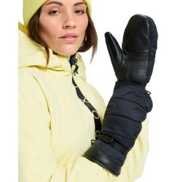 F&auml;ustlinge Roxy "Cantay Puffy", Damen, Gr. L, schwarz, Obermaterial: 100% Leder., Handschuhe F&auml;ustlinge