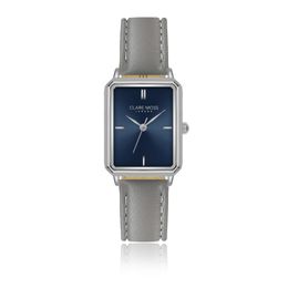 Quarzuhr CLARE MOSS "CME2-S054S", grau, Armbanduhren, Damen, Quarzuhr