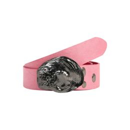 Lederg&uuml;rtel RETTUNGSRING G&Uuml;RTEL "Wechselg&uuml;rtel", Damen, Gr. 105, pink (rosa), Rindsleder, G&uuml;rtel Lederg&uuml;rtel