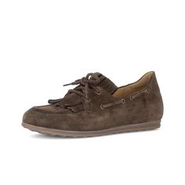 Mokassin Gabor "Mokassin", Damen, Gr. 35,5, braun, Schuhe Mokassin