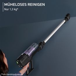Rowenta Akku-Stielstaubsauger "X-Pert 5.80", purpur, B:25,2cm H:113cm T:26,6cm, Akkusauger, 150 W, Display, 40 Minuten Laufzeit, waschbarer Staubbeh&auml;lter/Filter