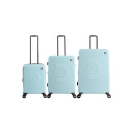 Koffer DISCOVERY "Eclipse", Gr. B/H/T: 51,5cm x 77cm x 32cm, mint, Koffer, mit Trolleysystem und TSA-Schloss