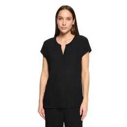 Kurzarmshirt Betty Barclay "Damen mit V-Ausschnitt", Damen, Gr. 36, schwarz, Obermaterial: 95% Polyester, 5% Elasthan, loose fit normal, Shirts