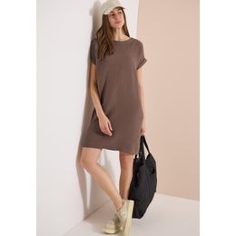 Sommerkleid Cecil, Damen, Gr. S (38), US-Gr&ouml;&szlig;en, braun (urban taupe), Web, 100% Baumwolle, unifarben, comfort fit kniefrei, U-Boot-Ausschnitt, normaler Saum, Kleider Sommerkleid, aus 100% Baumwolle