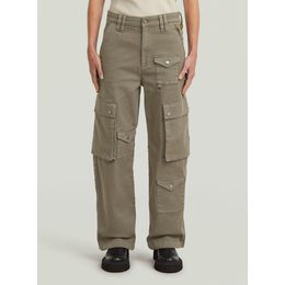 G-Star Raw Cargohose G-STAR "Mega Cargohose", Damen, Gr. 32, turf gd, Obermaterial: 68% Baumwolle, 30% Baumwolle, 2% Elasthan, Hosen Cargohose