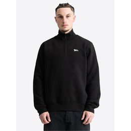 Sweatshirt Lonsdale "CHISLEHURST", Herren, Gr. L, schwarz, ecru, Obermaterial: 60% Baumwolle, 40% Polyester, Sweatshirts Sweatshirt, f&uuml;r Erwachsene, sportlicher Stil