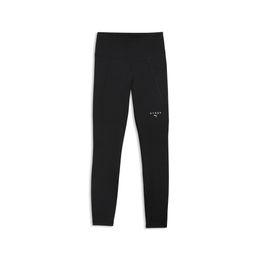 Trainingstights Puma "W X HYROX TAD ESSENTIAL FL TIGHT", Damen, Gr. L, N-Gr, Puma schwarz, Interlock, Obermaterial: 85% Polyester, 15% Elasthan, schmal normal, Hosen, schmale Passform, f&uuml;r Fitness-Workout, sportlicher Stil
