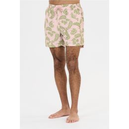 NOU Herren Badeshorts "Fileyer", rosa, Gr. XL, 95% Polyester, 5% Elasthan, Badehosen, mit schnell trocknendem Innenfutter
