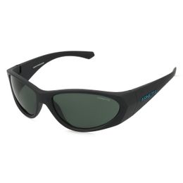 Arnette 0AN4342 ILUM 2.0 | Herren-Sonnenbrille | Fassung: Vollrand, Quadratisch, Kunststoff, Schwarz Matt | Glasfarbe: Gr&uuml;n