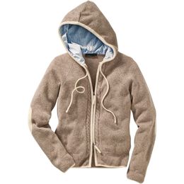 Reitmayer Strickjacke mit Kapuze Taupe/Natur (Gr&ouml;&szlig;e: 40)