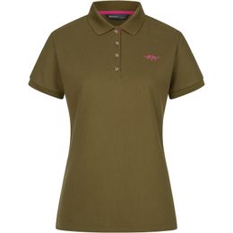 Blaser Outfits Damen Poloshirt Solid 25 Dark Olive (Gr&ouml;&szlig;e: 42)