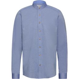 Almsach Stehkragenhemd Blau (Gr&ouml;&szlig;e: XL)