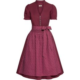Almsach 2-in-1 Halbarm-Dirndlkleid Bordeaux (Gr&ouml;&szlig;e: 40)