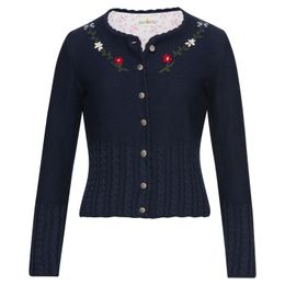 Almsach Dirndl-Strickjacke Marine (Gr&ouml;&szlig;e: S)