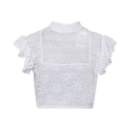 Almsach Dirndlbluse aus Spitze Wei&szlig; (Gr&ouml;&szlig;e: 40)