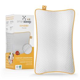 Smartsleep Kinder Comfort, Weiss, Textil, F&uuml;llung: Viskoelastischer Kern, 50x6x32 cm, antibakteriell, formstabil, perfekte St&uuml;tzfunktion, passt sich perfekt der K&ouml;rperform an, verhindert R&uuml;cken-, Nacken- und Schulterschmerzen, individuell anpassbar, Schlaftextilien, Kopfkissen & Nackenkissen, Nackenkissen