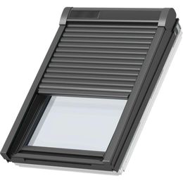 NEU: Velux Solar-Rollladen SSL 0000K Aluminium Dunkelgrau, 55x78 cm (CK02)