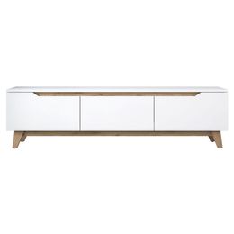 TV-M&Ouml;BEL mit 3 T&uuml;ren wei&szlig; - L180 cm