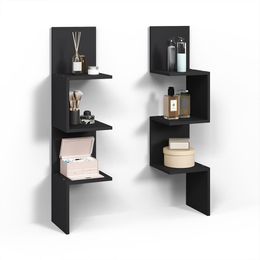 ECKREGAL Vesuvio Schwarz 28 x 116.4 cm 2er Set
