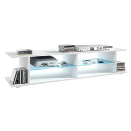 Vladon LOWBOARD Movie mit blauer LED Beleuchtung