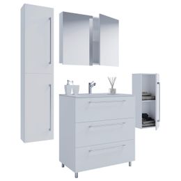 Badezimmer Schubo 5-tlg. Wei&szlig;