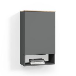 H&Auml;NGESCHRANK Piave Anthrazit 60 x 100 cm mit T&uuml;r