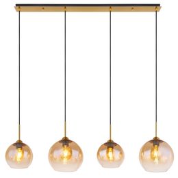 Globo H&auml;ngeleuchte Jamessa Messingfarben max. 60 Watt