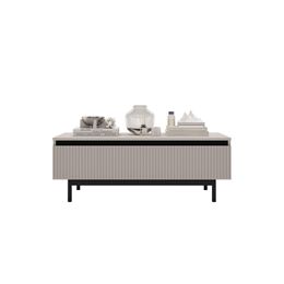 COUCHTISCH Selene Kaschmir matt 109 cm mit Metallrahmen