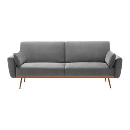 Schlafsofa Guilia Grau Samt