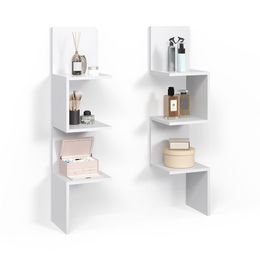 ECKREGAL Vesuvio Wei&szlig; 28 x 116.4 cm 2er Set