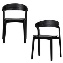 Stuhl-Set Cras Schwarz B: 52cm
