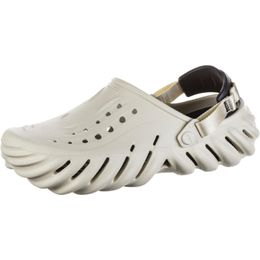 Crocs Echo Clog Sandalen - Gr&ouml;&szlig;e 38-39 - beige