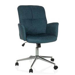 hjh OFFICE Home Office B&uuml;rostuhl SOLAO 400 Stoff mit Armlehnen