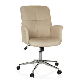 hjh OFFICE Home Office B&uuml;rostuhl SOLAO 400 Stoff mit Armlehnen