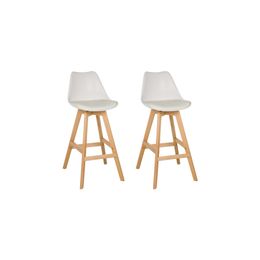 hjh LIVING Barhocker SCANDI HIGH Kunststoff ohne Armlehnen