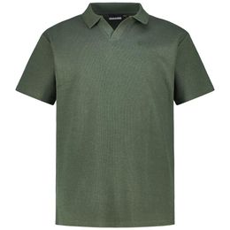 Herren Gro&szlig;e Gr&ouml;&szlig;en | North Strickpolo aus Baumwolle Farbe gr&uuml;n Gr&ouml;&szlig;e: 8XL