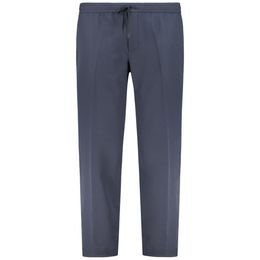 Herren Gro&szlig;e Gr&ouml;&szlig;en | BOSS Leichte Chinos mit Kordelzug Farbe dunkelblau Gr&ouml;&szlig;e: 62