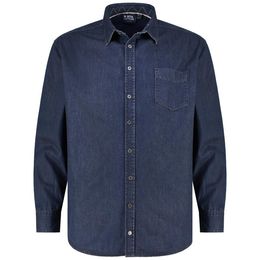 Herren Gro&szlig;e Gr&ouml;&szlig;en | North Freizeithemd aus Baumwolle Farbe dunkelblau Gr&ouml;&szlig;e: 7XL