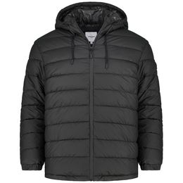 Jack & Jones Herren Gro&szlig;e Gr&ouml;&szlig;en | Jack&Jones Wattierte Steppjacke, winddicht und wasserabweisend Farbe schwarz Gr&ouml;&szlig;e: 3XL